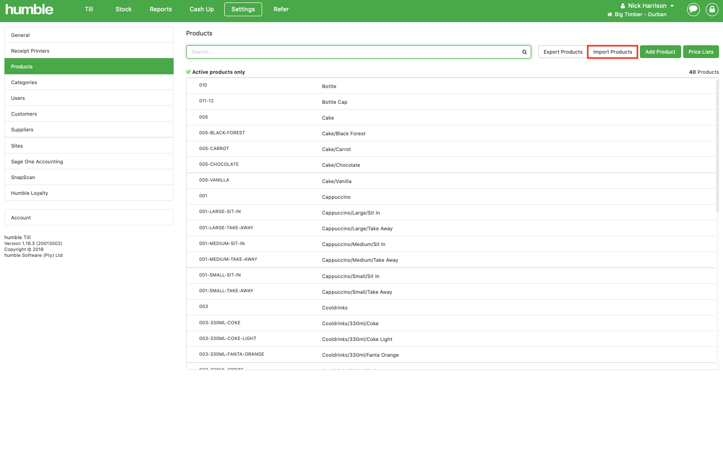 How do I Create and Import a Item List for humble Till using a ...