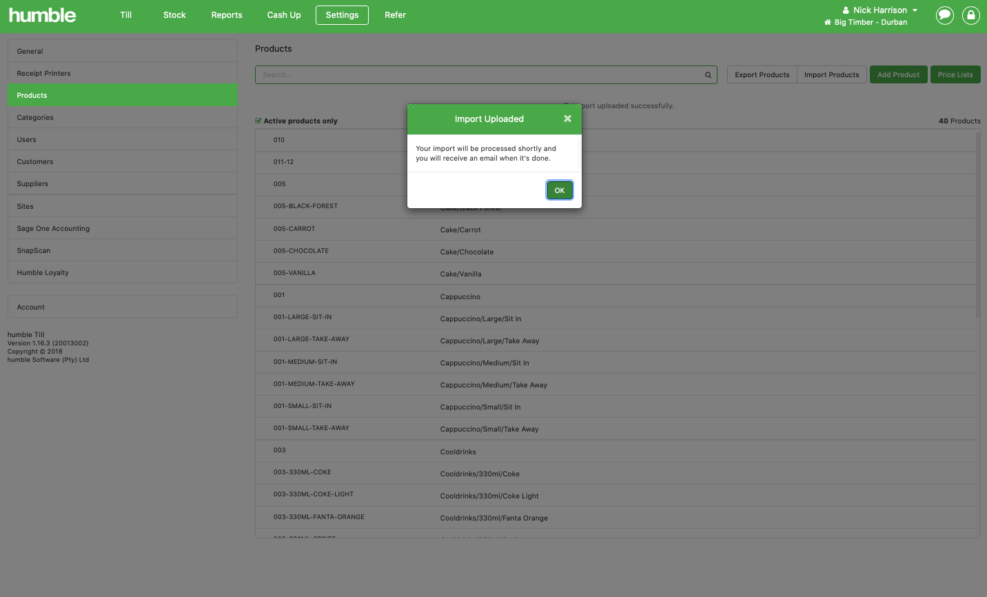 How do I Create and Import a Item List for humble Till using a ...